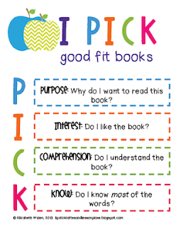 Lipstick, Lattes, and Lesson Plans: I Pick poster for Daily 5