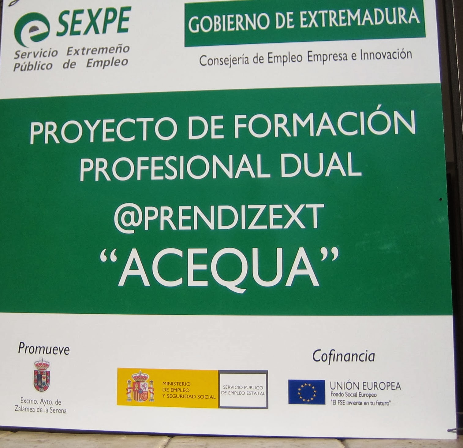 F.P.D. @prendizext "ACEQUA"