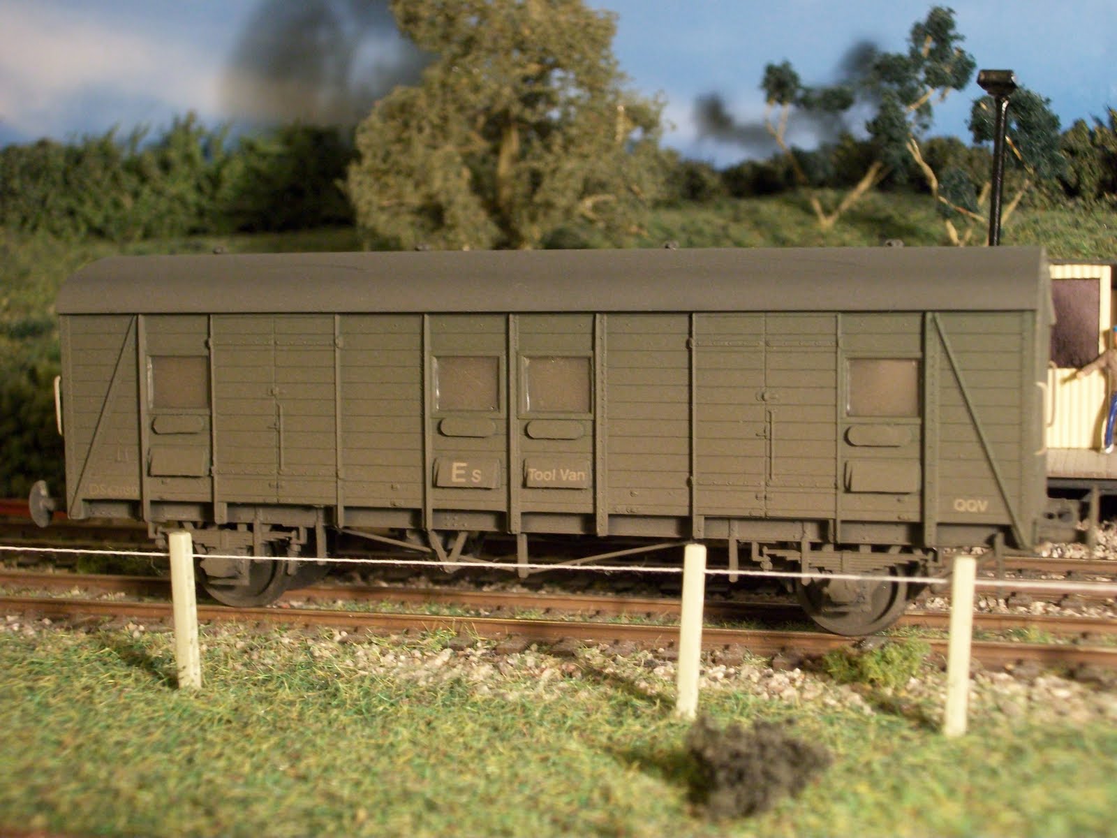 Choppers Railway: Watergate Halt: Engineering PMV and CCT wagons