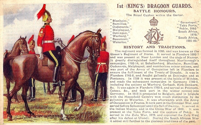 Army Service Numbers 1881-1918: 1st (King’s) Dragoon Guards