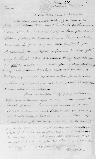 One Minute Mason: The Madison / Mercer / Bates Letters