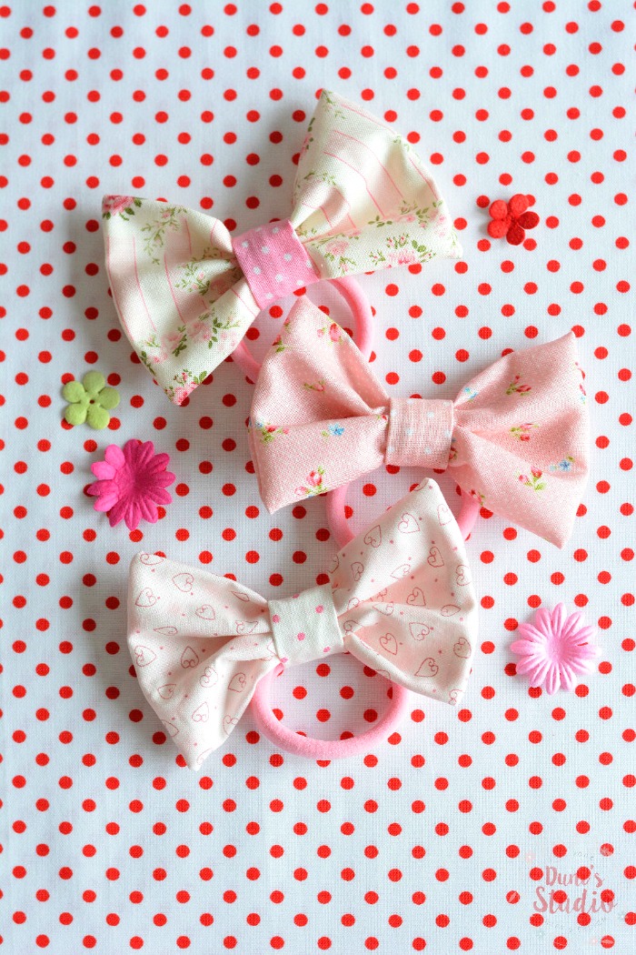 Duni's Studio: 5 Minute DIY { Hair Bows }