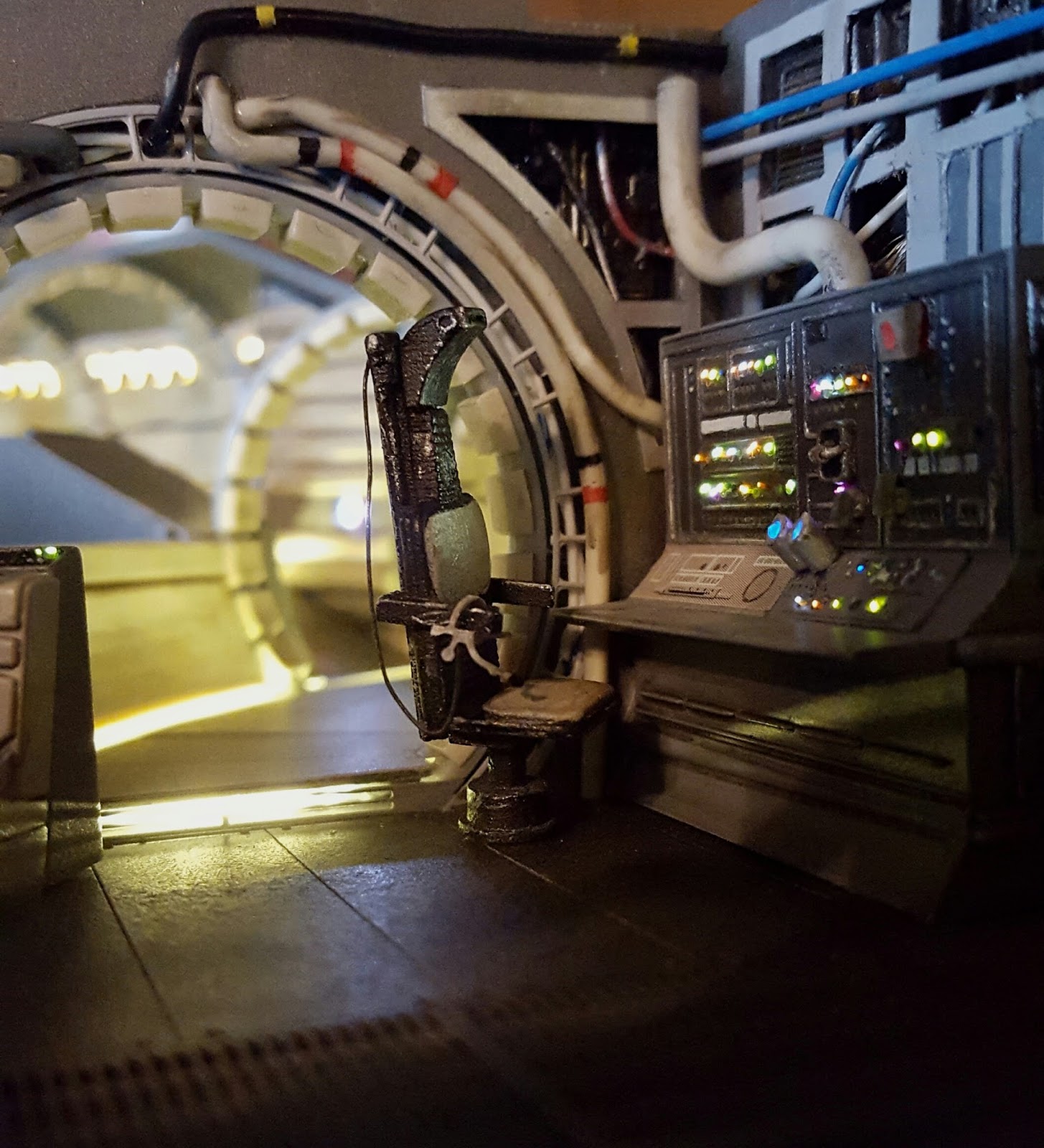 Millennium Falcon Model Build Diary: Pt. 21 Hold Nav Chair and Headset