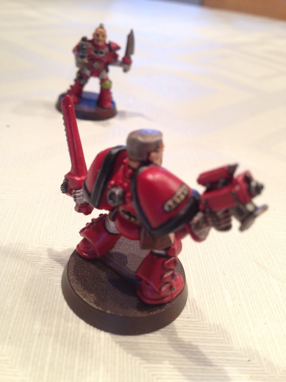 ScratchBox's Warhammer Project: Warhammer 40K Blood Angels Scouts