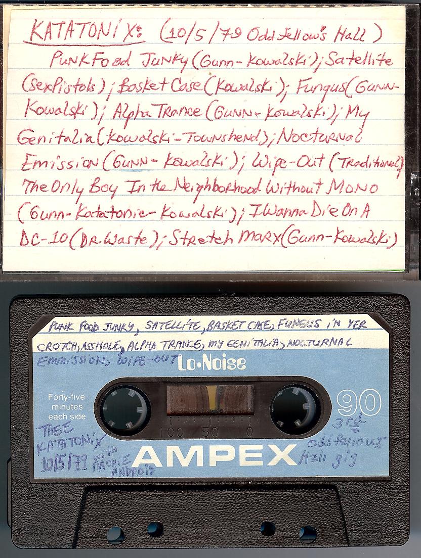 Accelerated Decrepitude: Thee Katatonix - Thee Basement Tapes (1979)