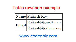 html table design using css - Web Development and Web Design Codes