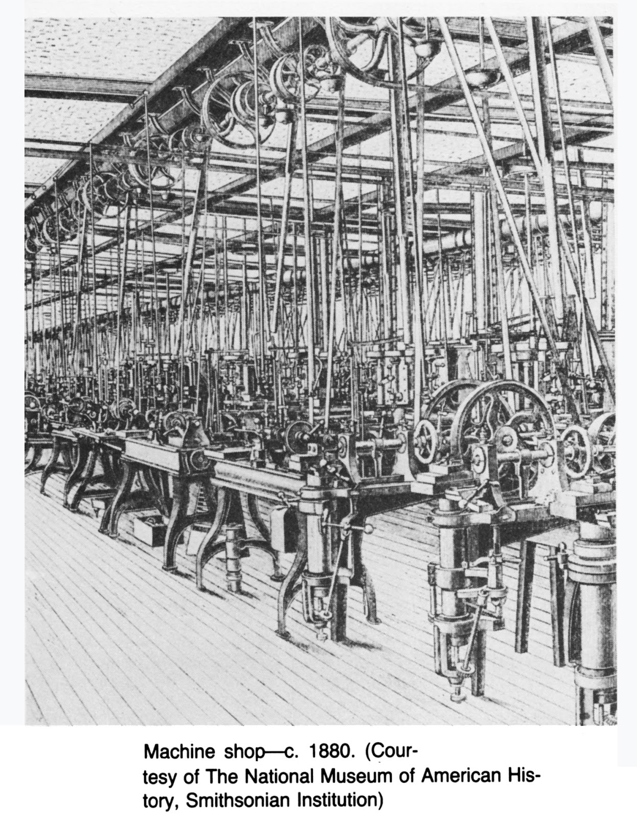 Progress is fine, but it's gone on for too long.: Machine Shop c. 1880