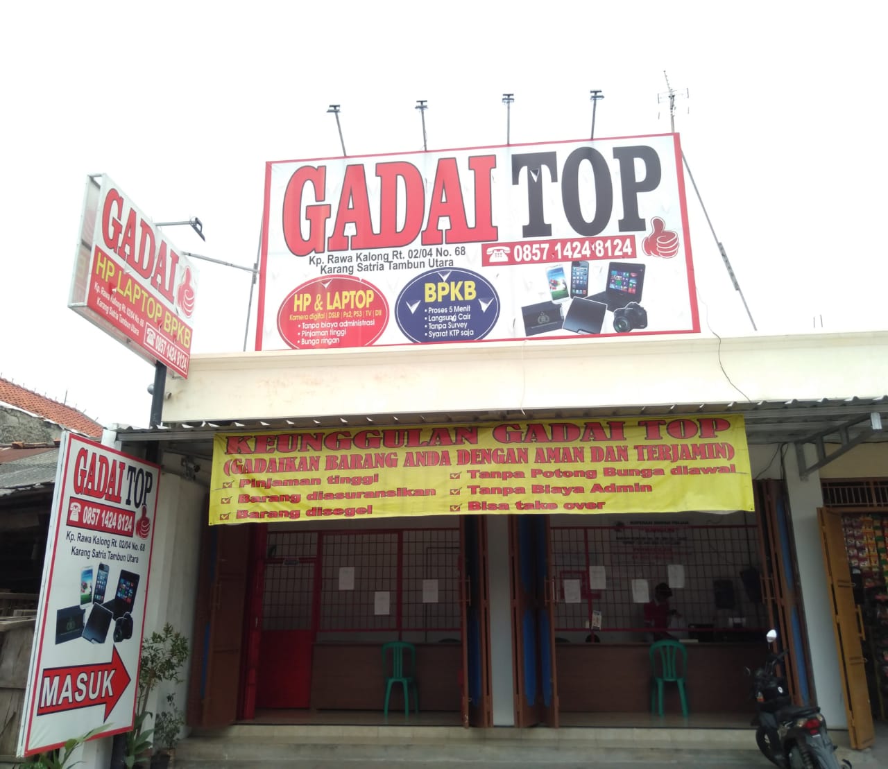 Gadai Top Indonesia: GADAI TOP RAWAKALONG