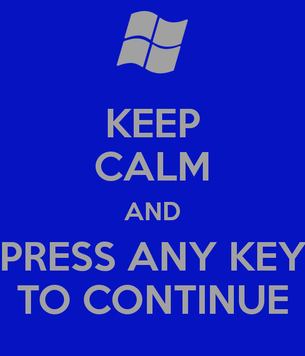Press any key to continue...