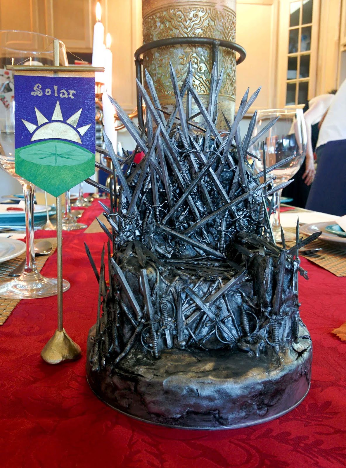 It's All Geek To Me!: DIY Iron Throne Centerpiece