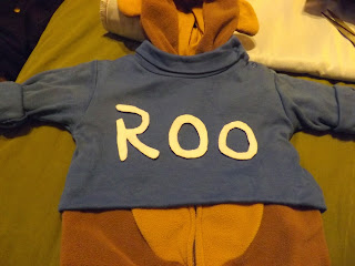 Z is for Ramble: Happy Halloween and a DIY Baby Roo Costume.