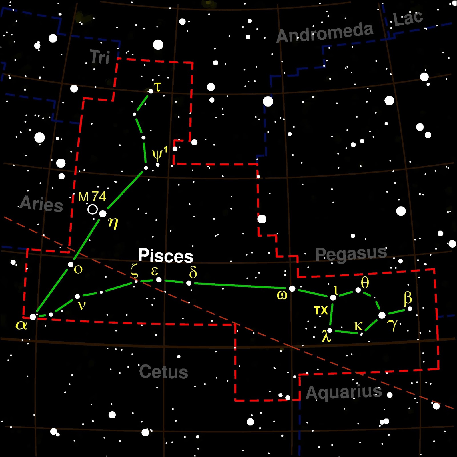 Astronomia: Pisces ( Peixes )