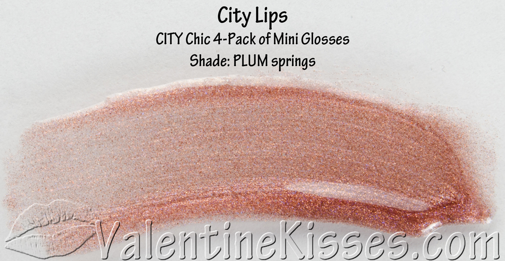 Valentine Kisses: City Lips CITY Chic 4-Pack of mini glosses - pics ...