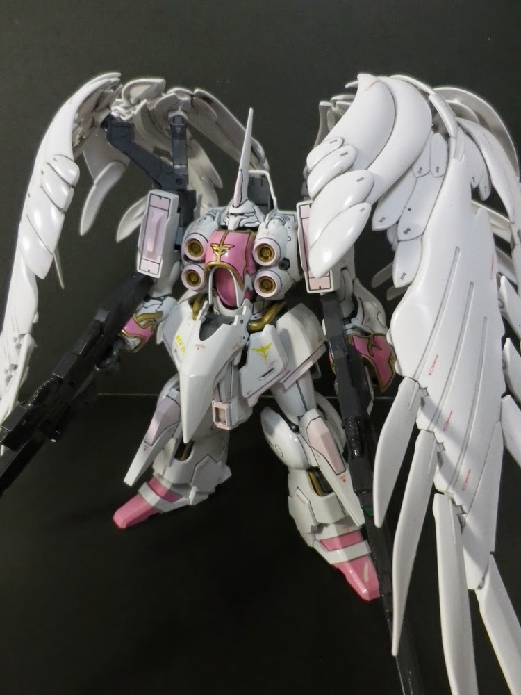 Custom Build: HGUC 1/144 Kshatriya "Wing Gundam Zero EW Binders"