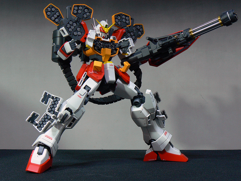 GUNDAM GUY: MG 1/100 Gundam Heavy Arms EW - Painted Build