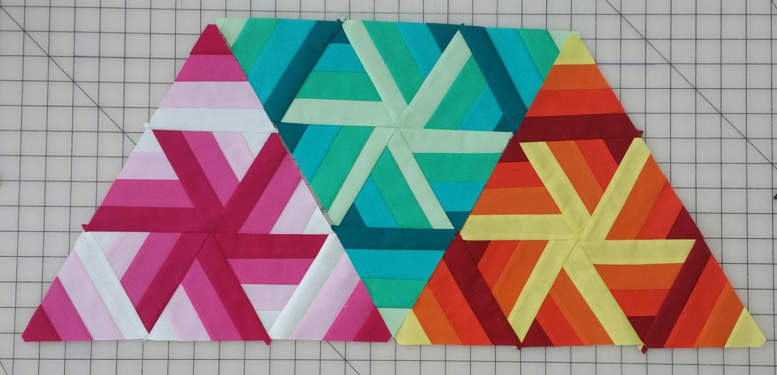 Always Sew Busy: Modern Triangle Block (uses Sidekick Ruler from ...