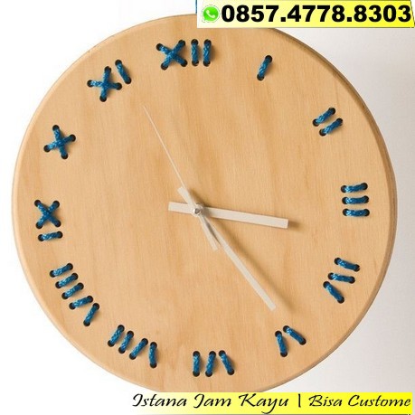 Jam Dinding Kayu Unik, Jam Dinding Kayu Custom, Jam Dinding Kayu Murah ...