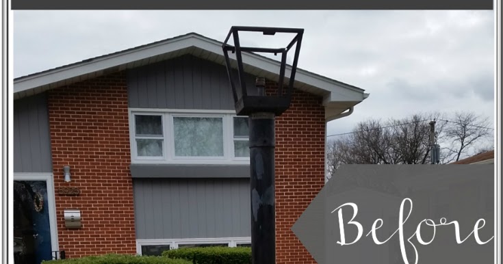 Sew at Home Mummy: Easy DIY Gas or Electric Lamp Post Solar Conversion ...