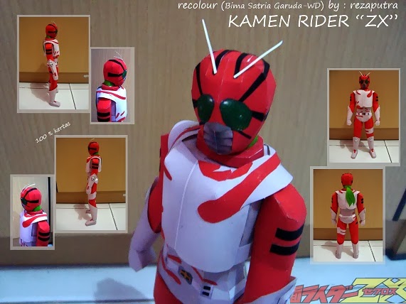 PUTRA'S BLOG: Kamen Rider "ZX" Papercraft