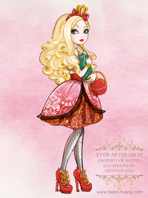 CQcat Exclusive: Ever After High Character Illustrations