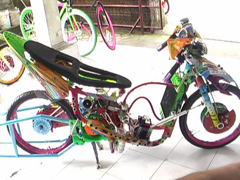 Fandy Dunia motor: MODIFIKASI DRAG STYLE