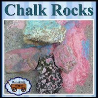 The RV Classroom: Chalk Rocks: An All-Natural Art Craft