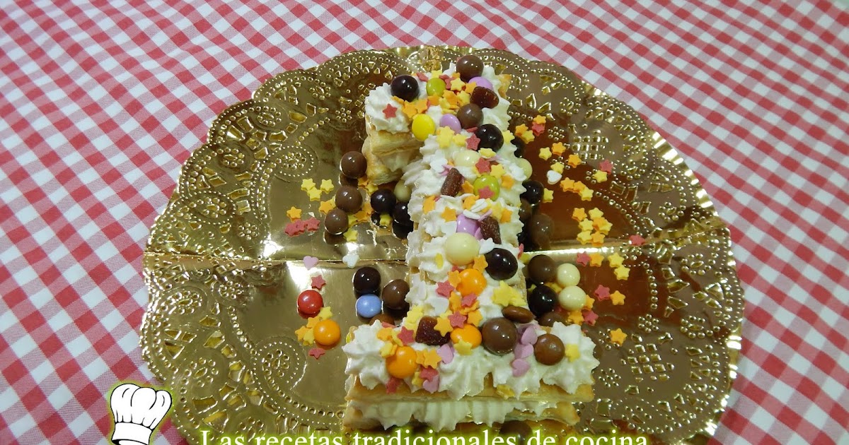 Receta fácil para hacer la original tarta de números o letras
