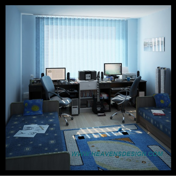 STUDY ROOM PAINT IDEAS | Interior design ideas