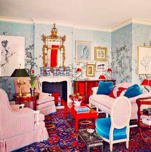 Simply Love Design: Miles Redd: Rooms of Red, White & Blue