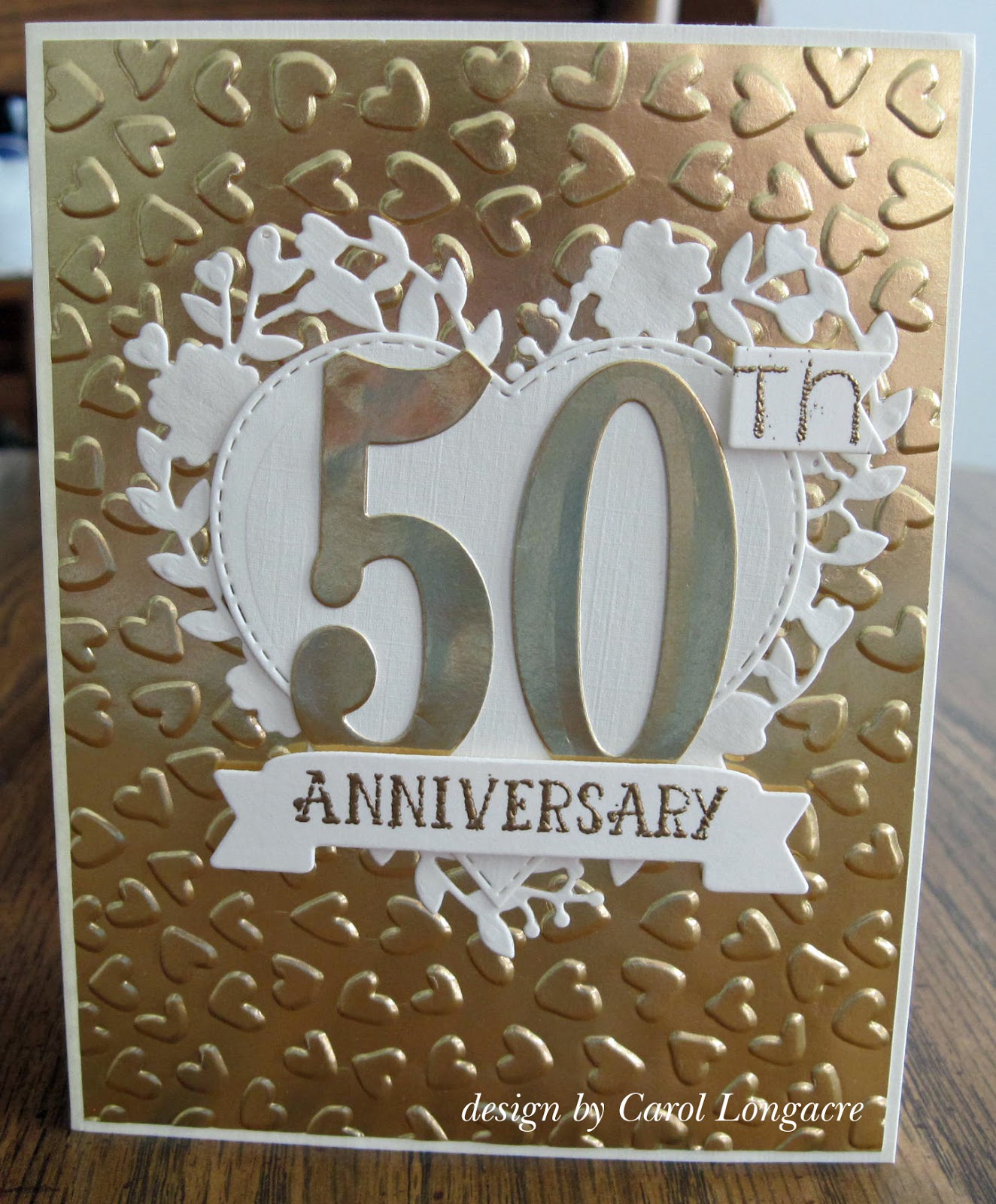 Our Little Inspirations: 50th Anniversary card