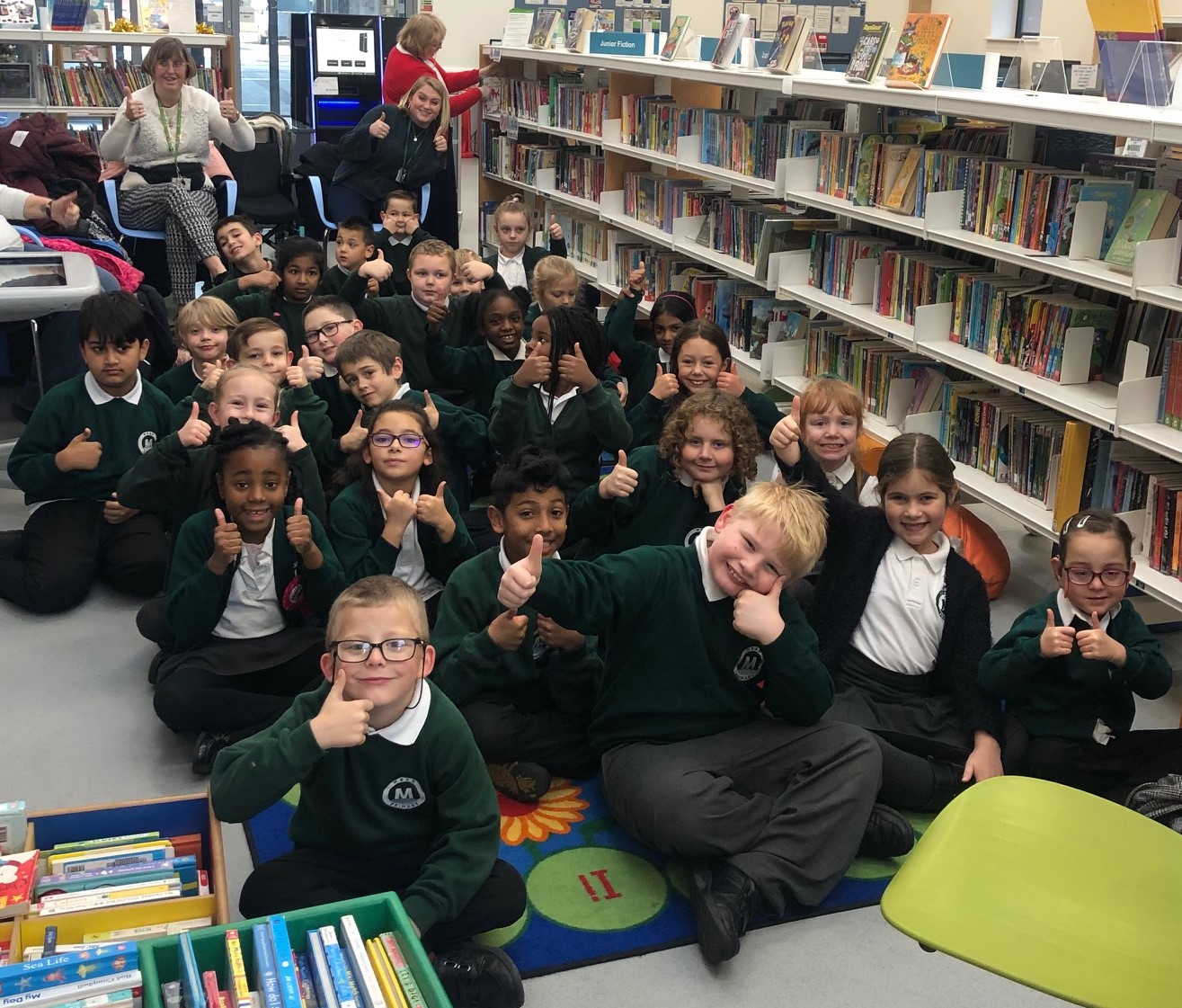 Mead Primary: Scotland Class Visits Harold Hill Library