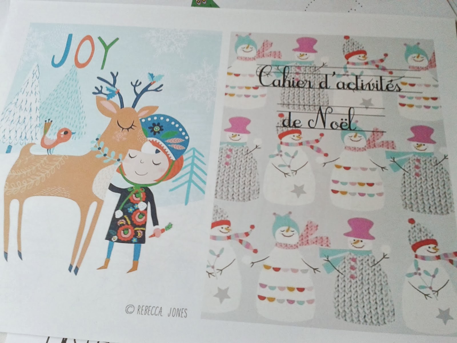 DIY by M.: Cahier d'activités de Noël #printable inside