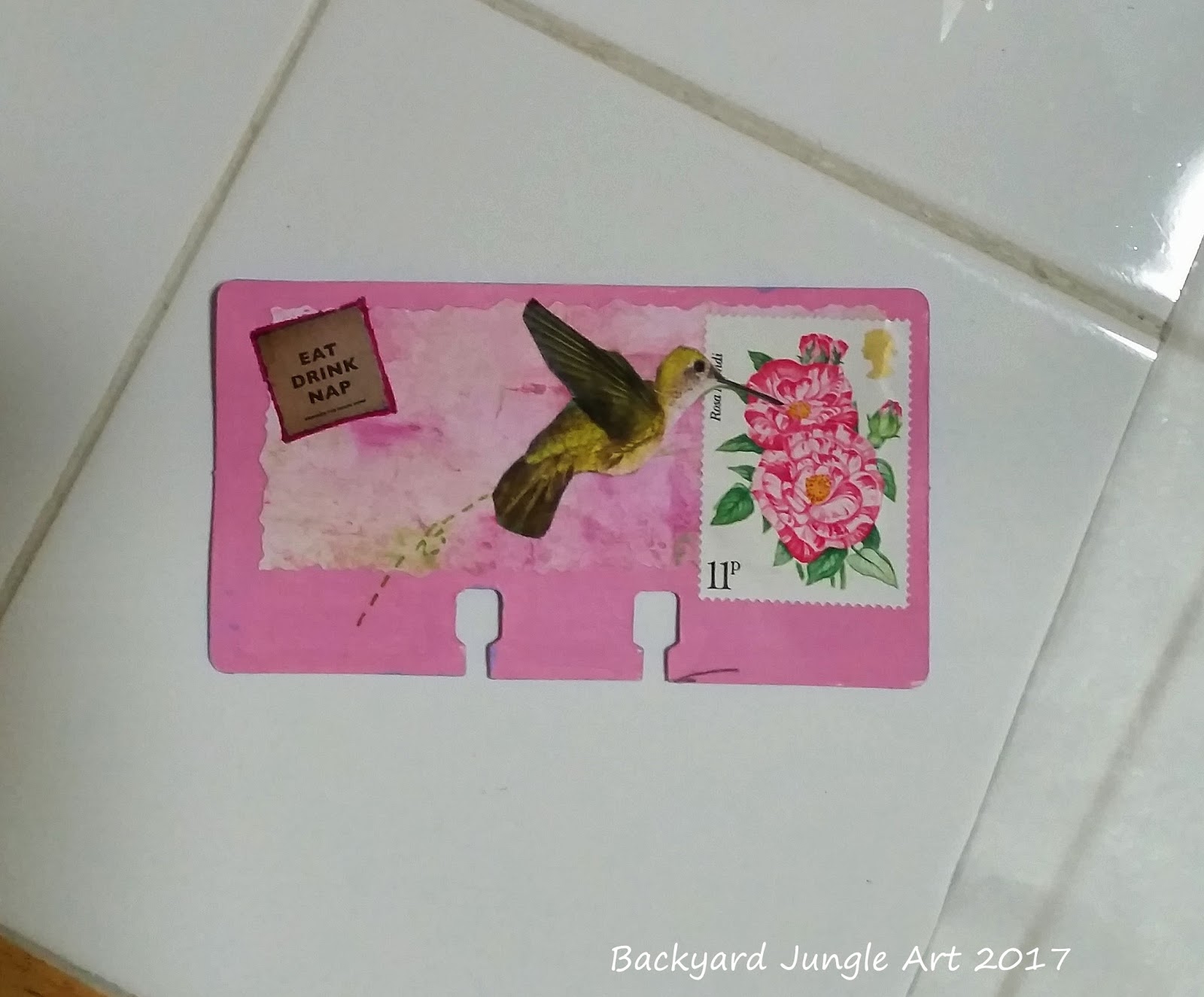 Backyard Jungle Art: Altered Rolodex Fun