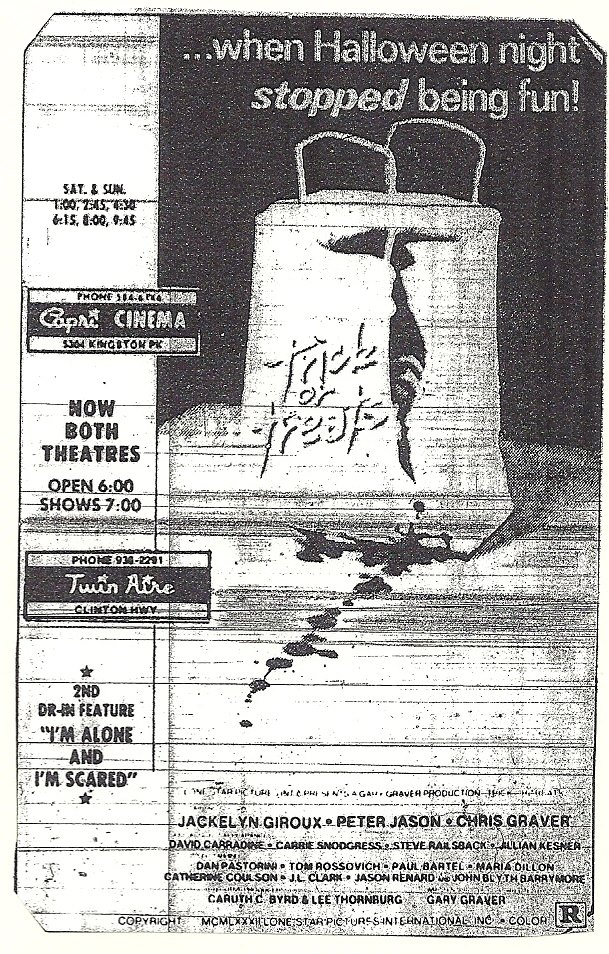 The Horrors of Halloween: TRICK OR TREATS (1982) Newspaper Ads, VHS and ...