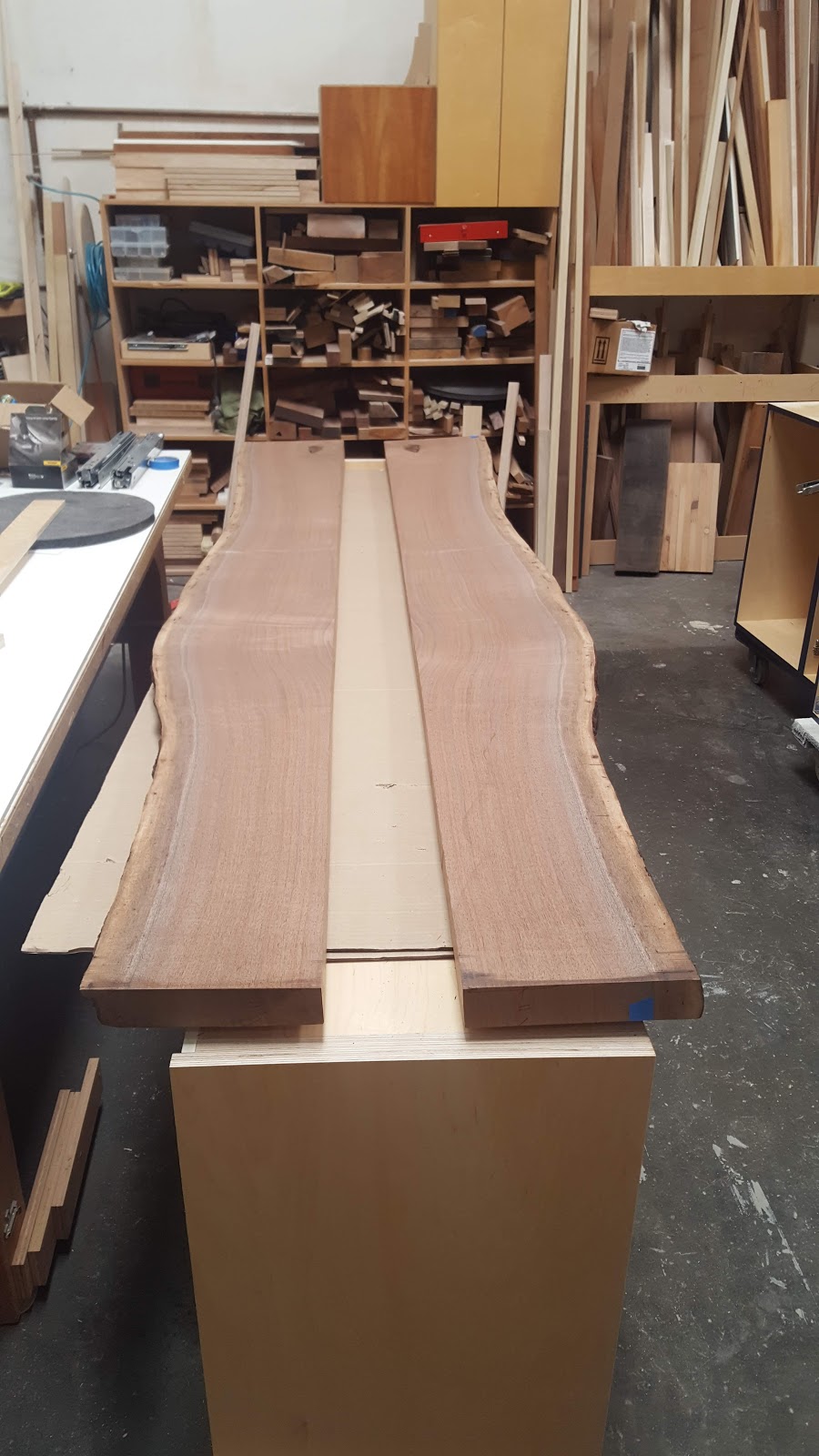 Seidman Woodworks in Progress