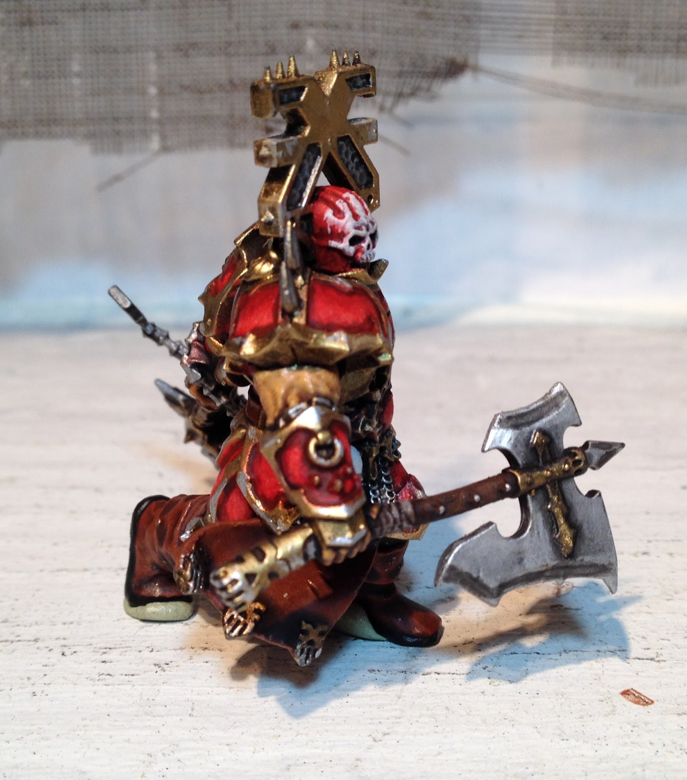 Five Fingers and a Brush: GORECHOSEN - Vexnar the Reaper WIP #3