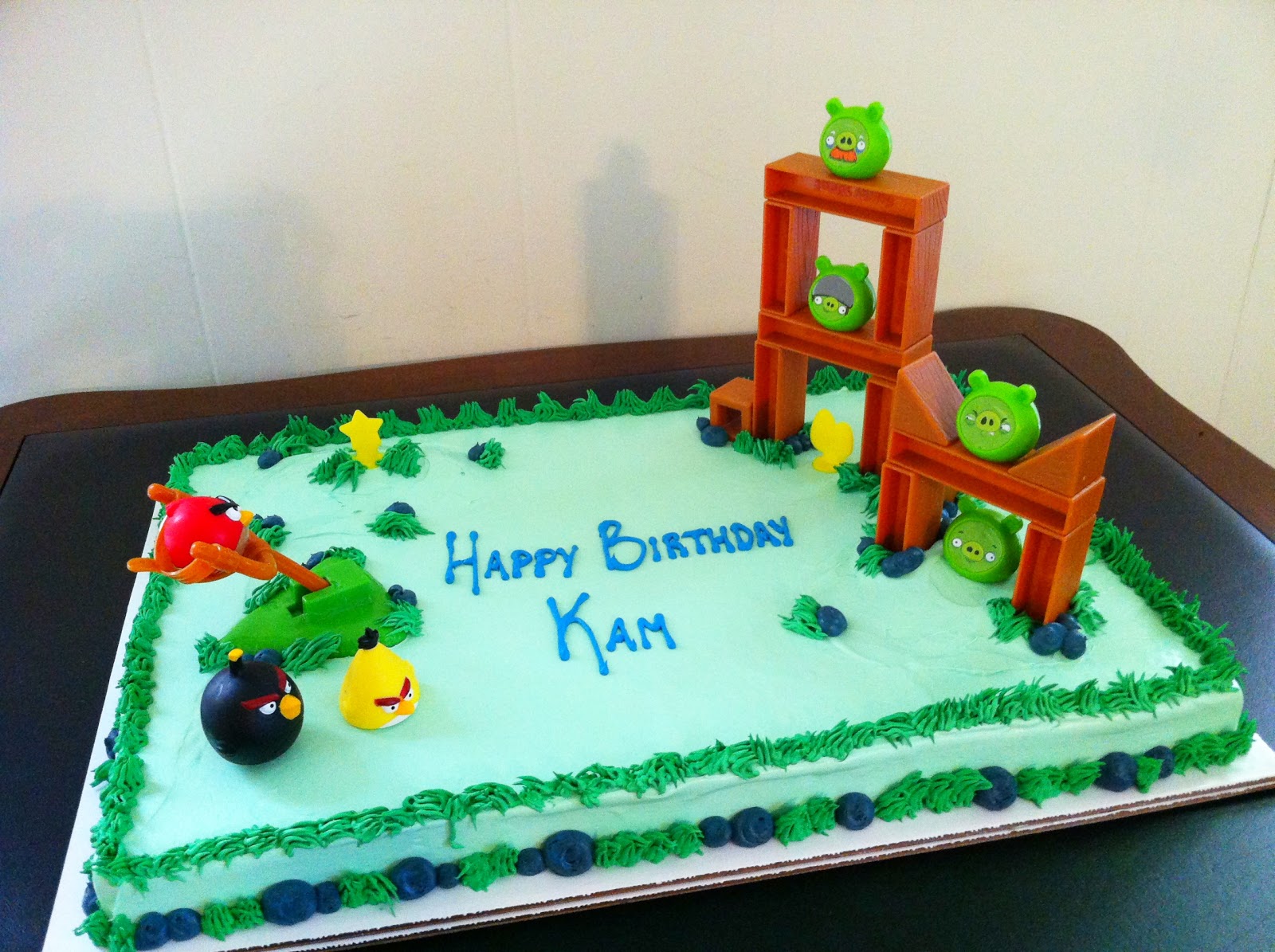 Angry Birds Birthday Cake