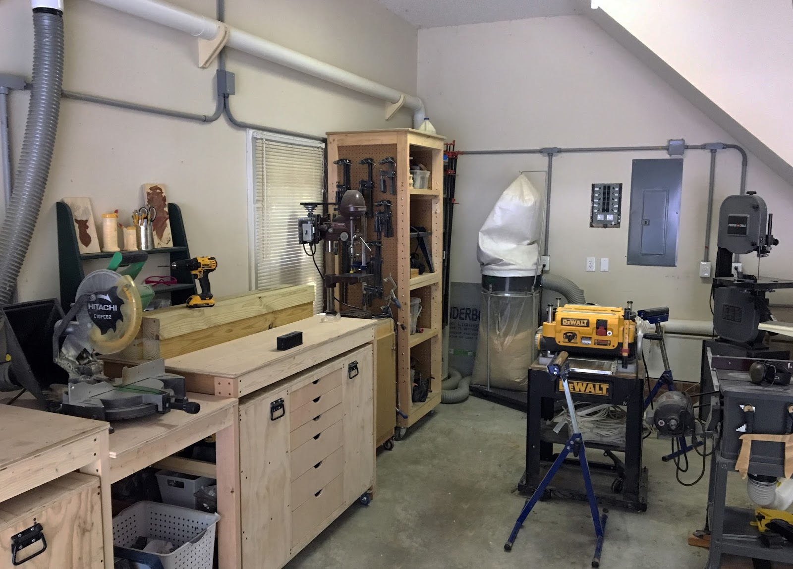 The Project Lady - Wood Shop Tour