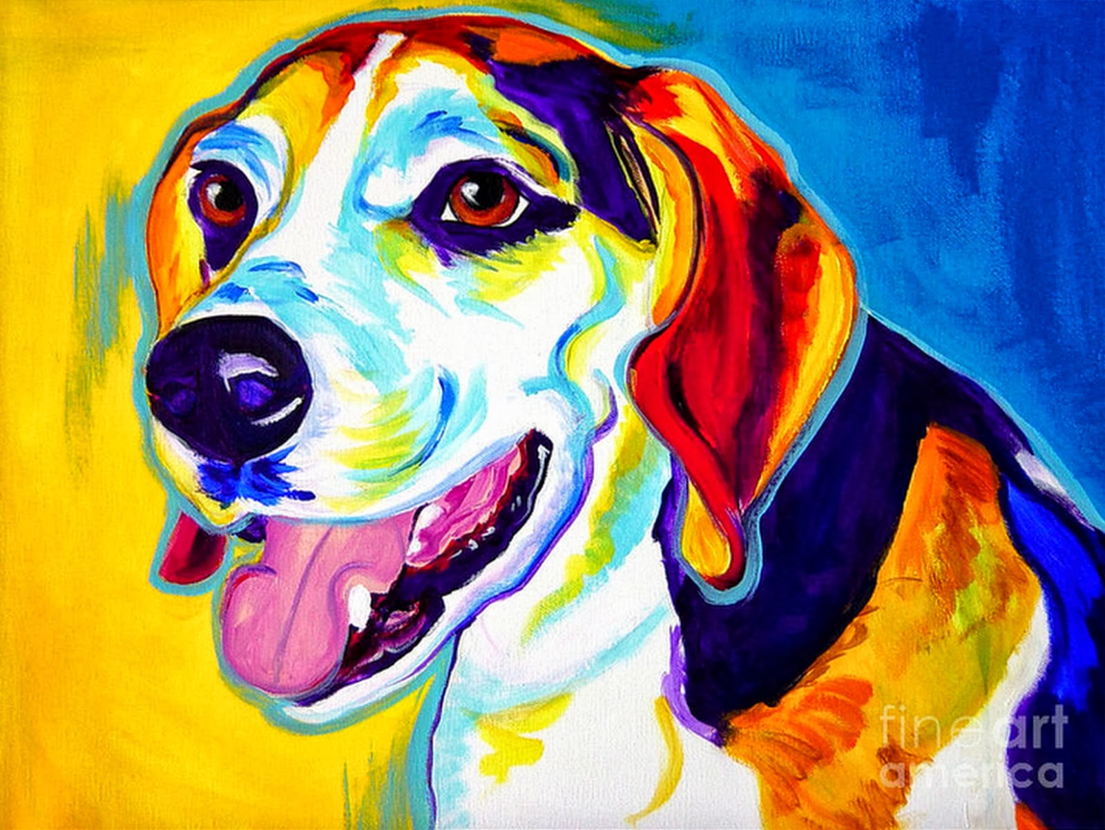 Pintura Moderna y Fotografía Artística : Cuadros y Retratos de Perros ...