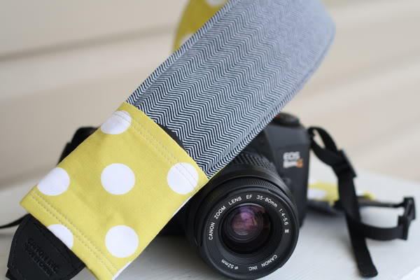 magpie and cake: 4 Fabric Camera Strap DIY Tutorials