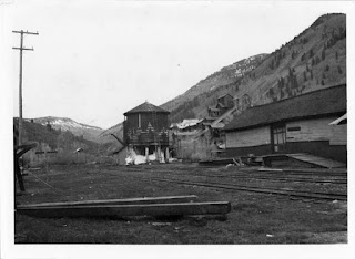 Colorado Pressless Native: Rico railroad in railyard