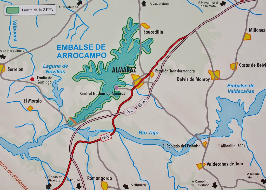 Embalse de Almaraz ( Embalse de Arrocampo ). ~ La Sacadera Blog