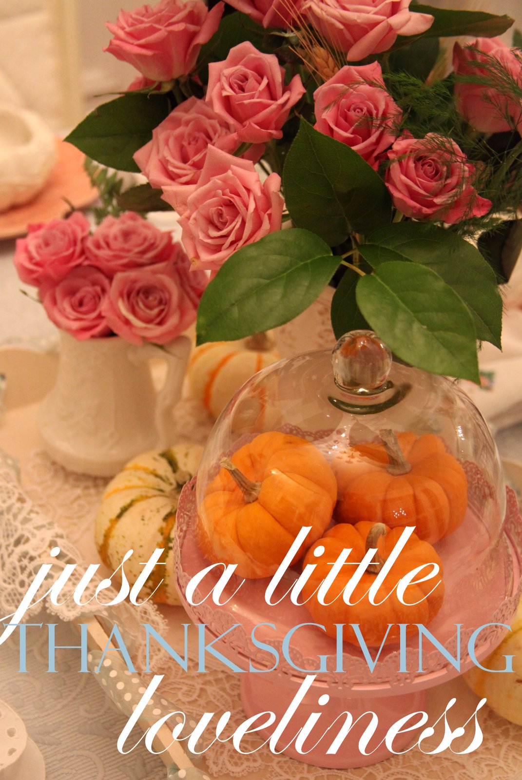 A Little Loveliness: A Little Pink Thanksgiving