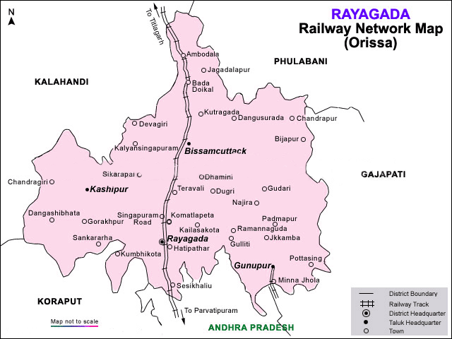 Rail-Map-india: Rayagada_railway_map