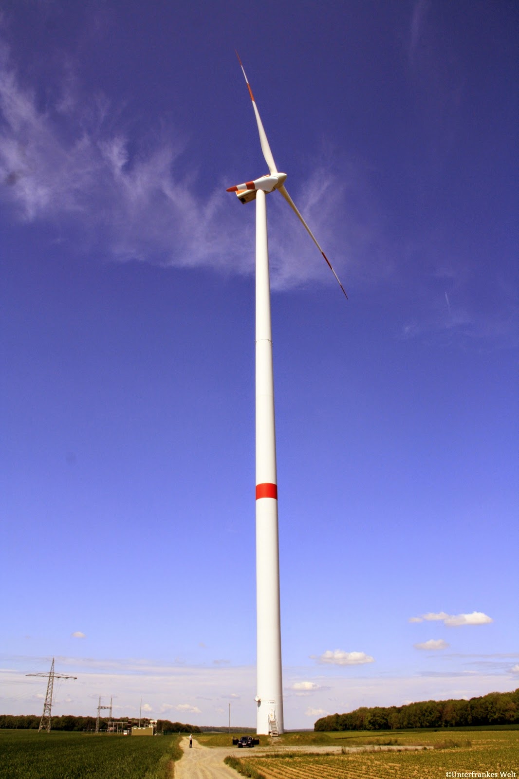 Unterfrankes Welt: Vestas V82 des Windparks Tiefenthal-Gaurettersheim