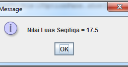 Menghitung Luas Segitiga ~ Materi Java Pemula