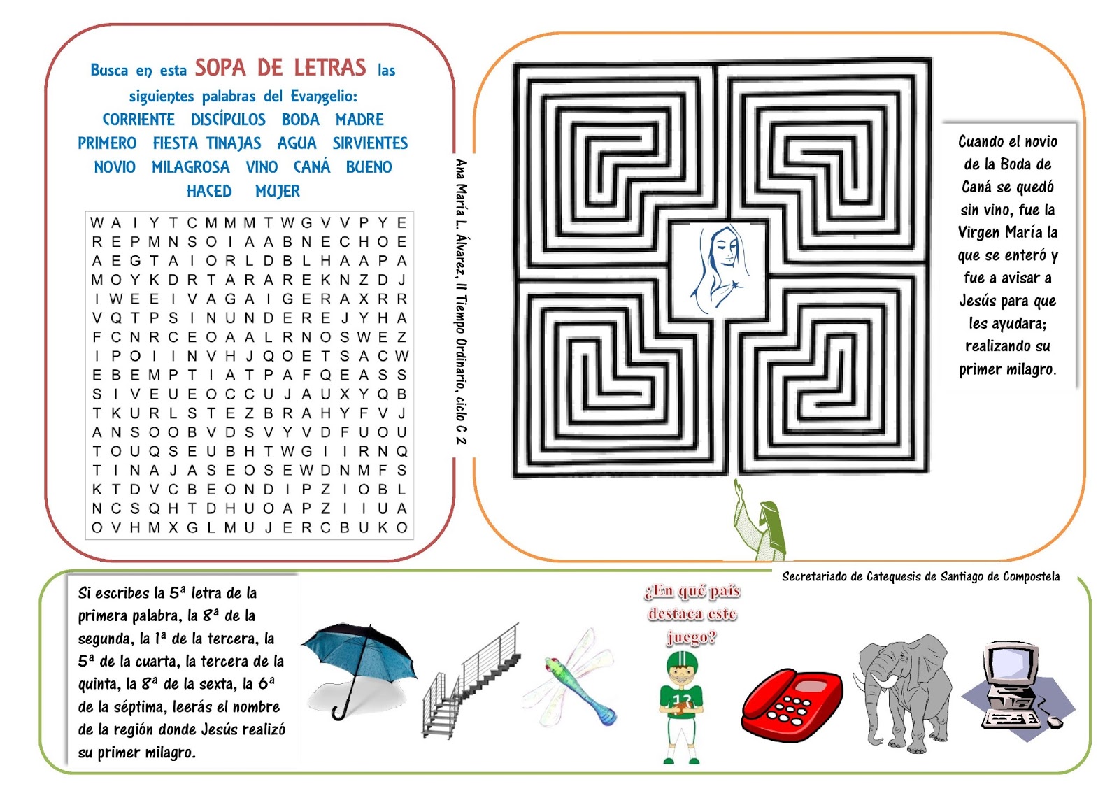 Blog de la Parroquia de Padrón: Pasatiempos...