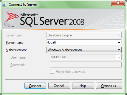 cara membuat login / user baru / akun di sql server 2008 | ARIFWEB ...