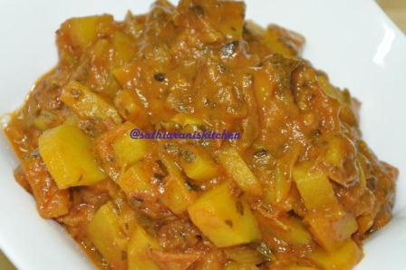 Sathia's Indulgence: Aloo Tamatar Sabzhi with Kasthuri Methi @ Potatoes ...