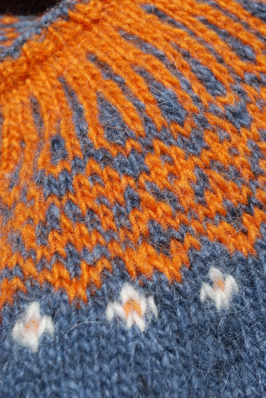 Contemplating Change: finished knitting - Icelandic cardigan